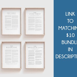 The Restoration Proclamation | Digital Download | Lds Proclamation ...