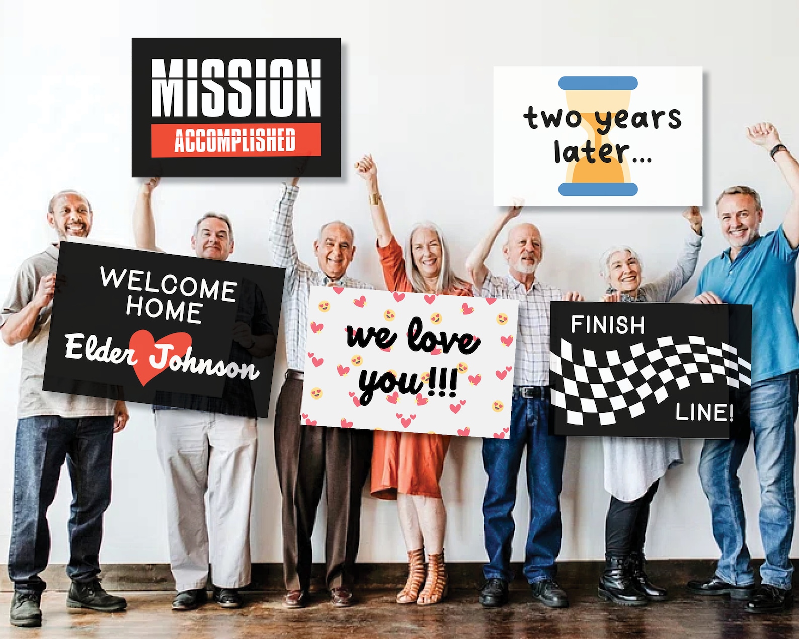 Airport Missionary Welcome Home Posters: 20x30 or 24x36 Physical Print ...
