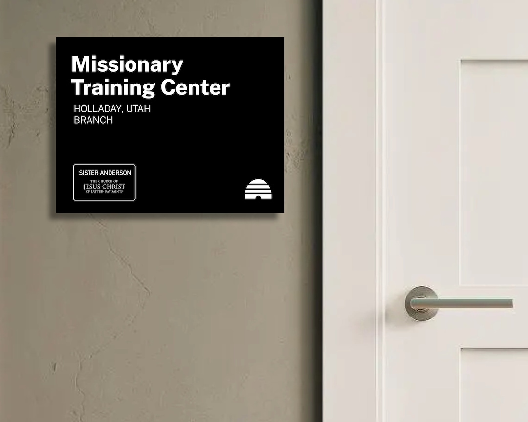 Custom at Home MTC Poster | LDS Missionary | 8.5"x11" Sign | Corjl ...