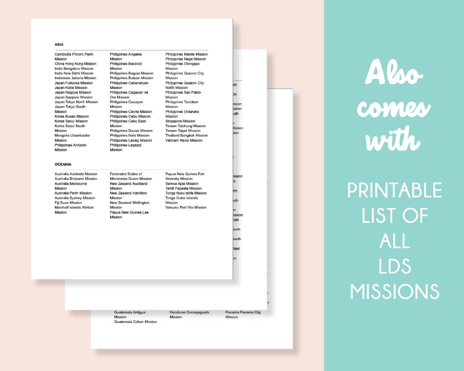 LDS Mission Call Reveal Bundle: World & USA Map (digital Download) - Etsy
