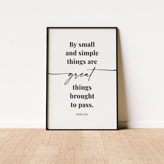 By Small and Simple Things Print Digital Download Book of | Etsy