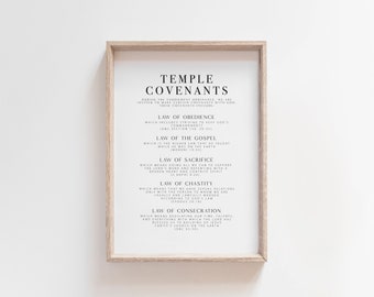 Covenant Poster - Etsy