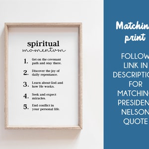 LDS "think Celestial" Printable | LDS President Nelson Quote Print ...