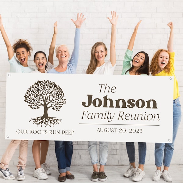 Reunion Banner - Etsy