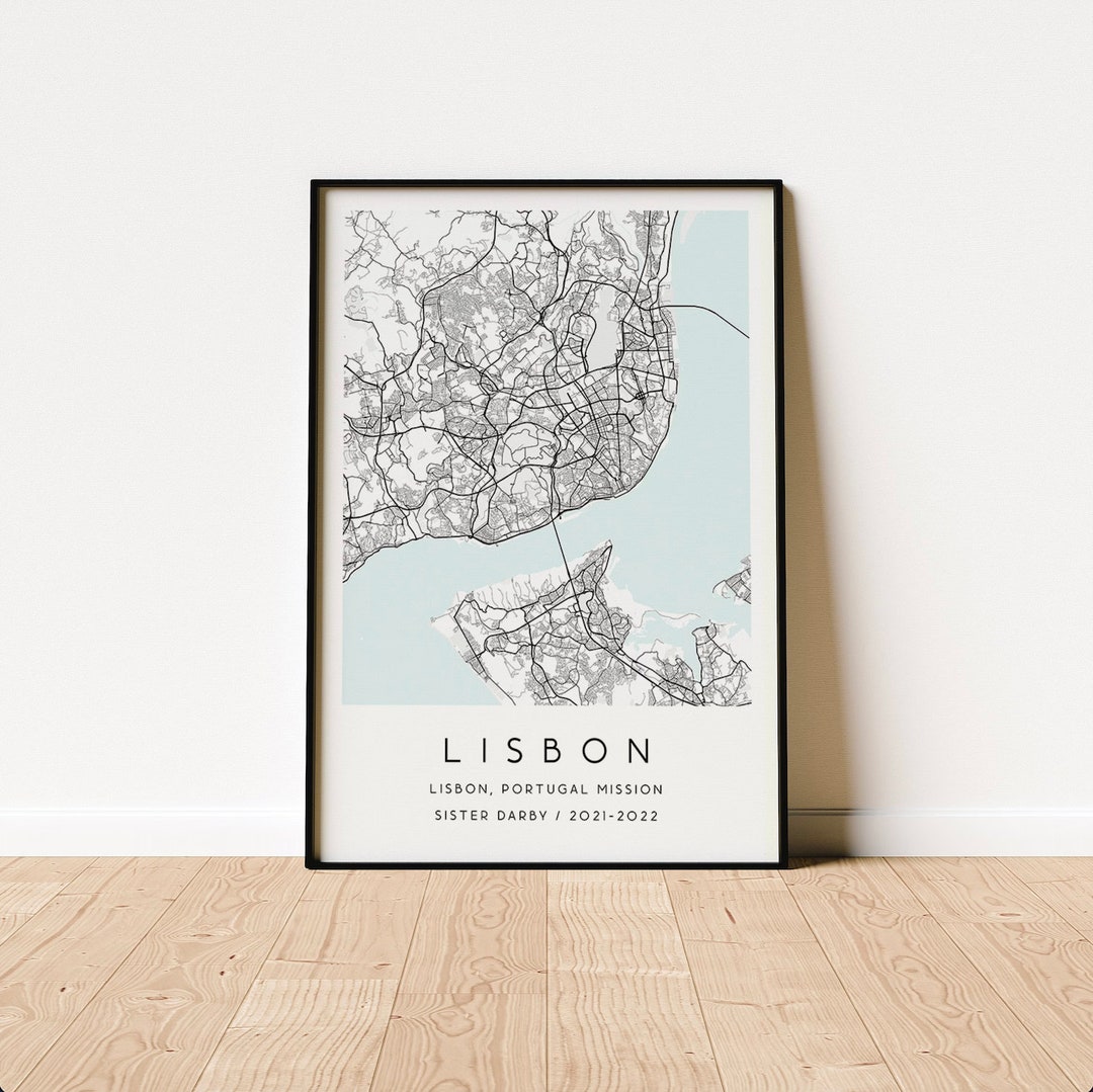 Custom LDS Mission Map Square Digital Download | LDS Mission Gift | LDS ...