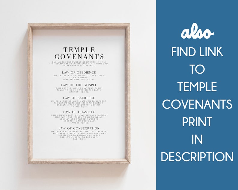 LDS Proclamation Bundle Cursive 5 Sizes Living Christ - Etsy