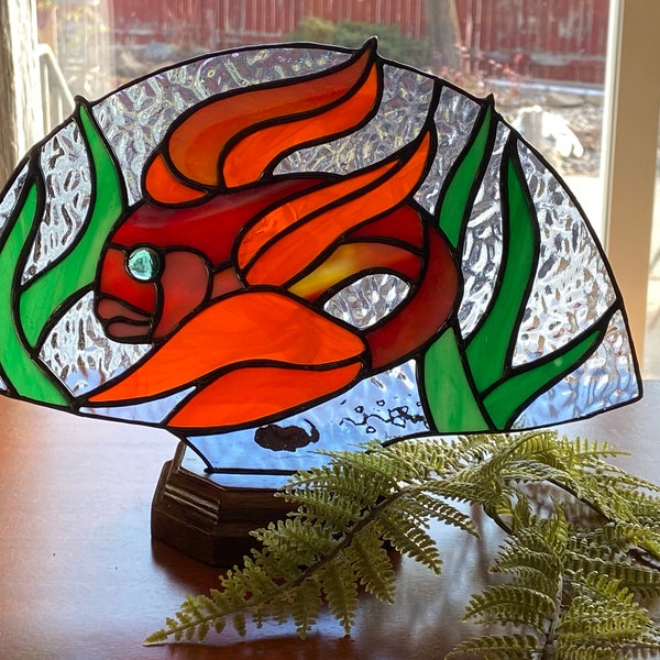 Stained Glass Koi Fish - Etsy