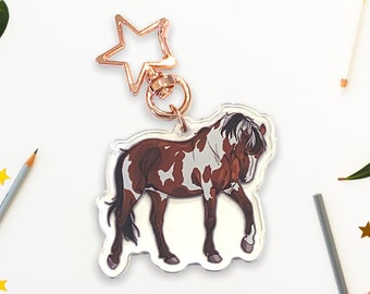 Mustang Horse Keychain - Etsy