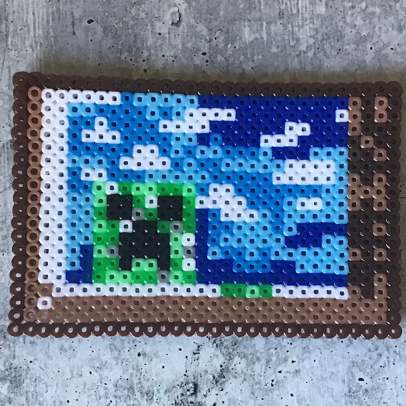 Bügelperlen minekraft - Etsy.de