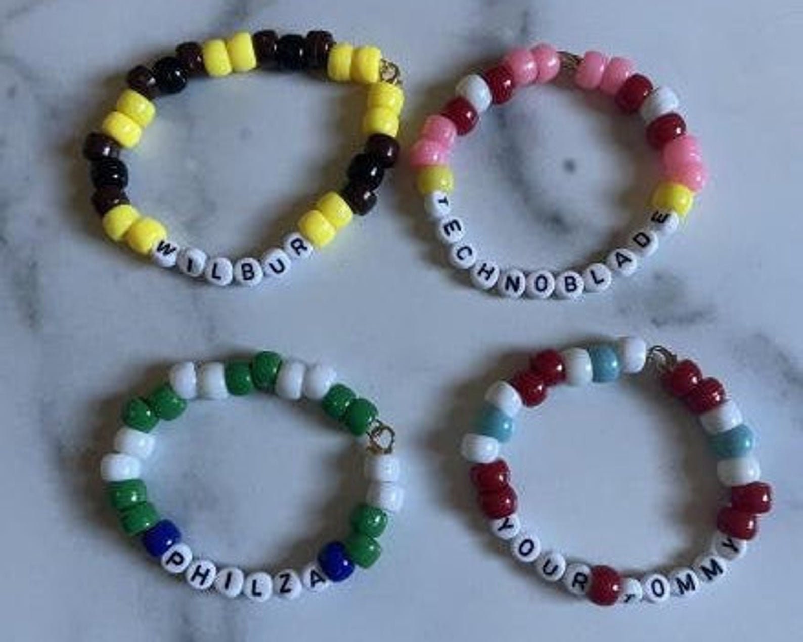 SBI Beaded Bracelets, Dream SMP Bracelets - Etsy