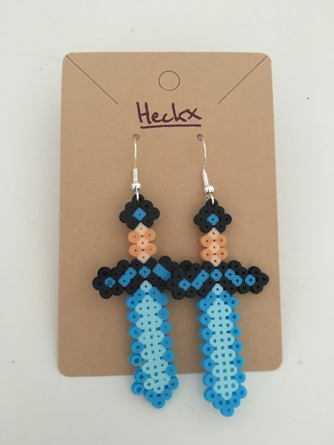 Minecraft Sword Earrings - Etsy