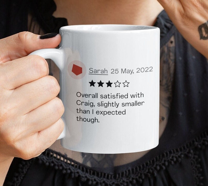Funny Boyfriend Review Mug for Anniversary Inappropriate Rude - Etsy