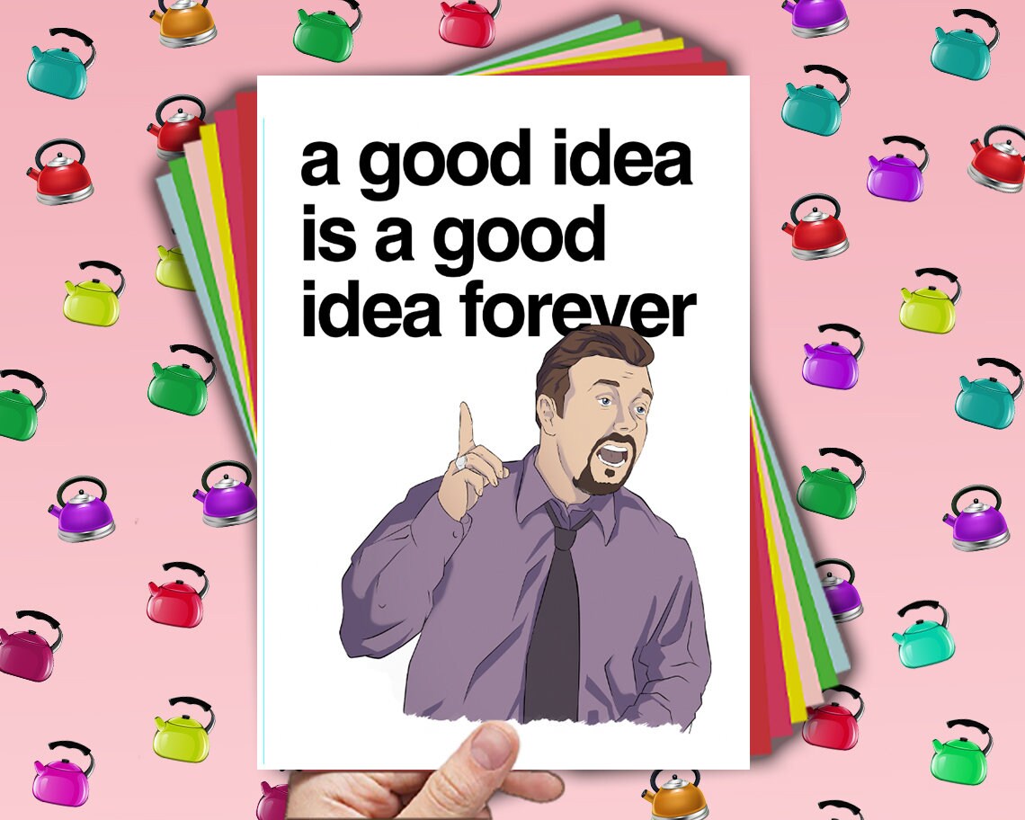 David Brent The Office Card Brent Quotes Standard or | Etsy