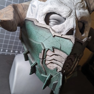 Doom Eternal Marauder Inspired Full Head Cosplay Mask - Etsy