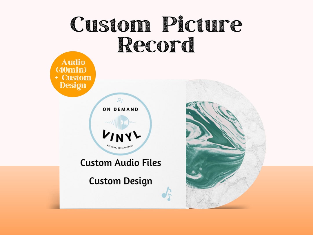 Custom 12 Picture Disc Vinyl Mixtape / Travel Souvenir / Friend Gift ...