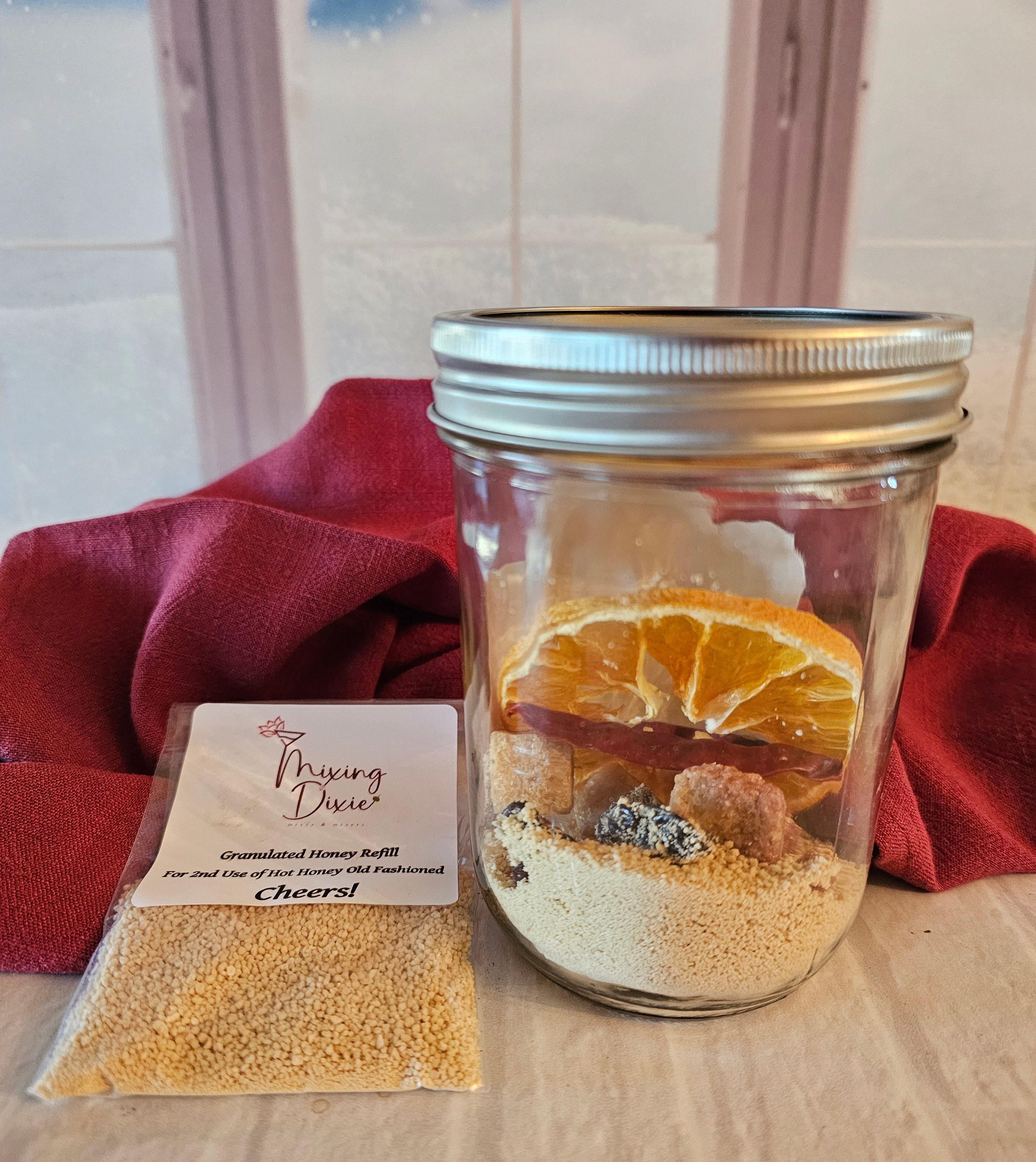 Craft Cocktail Infusion Jar Hot Honey Old Fashioned - Etsy