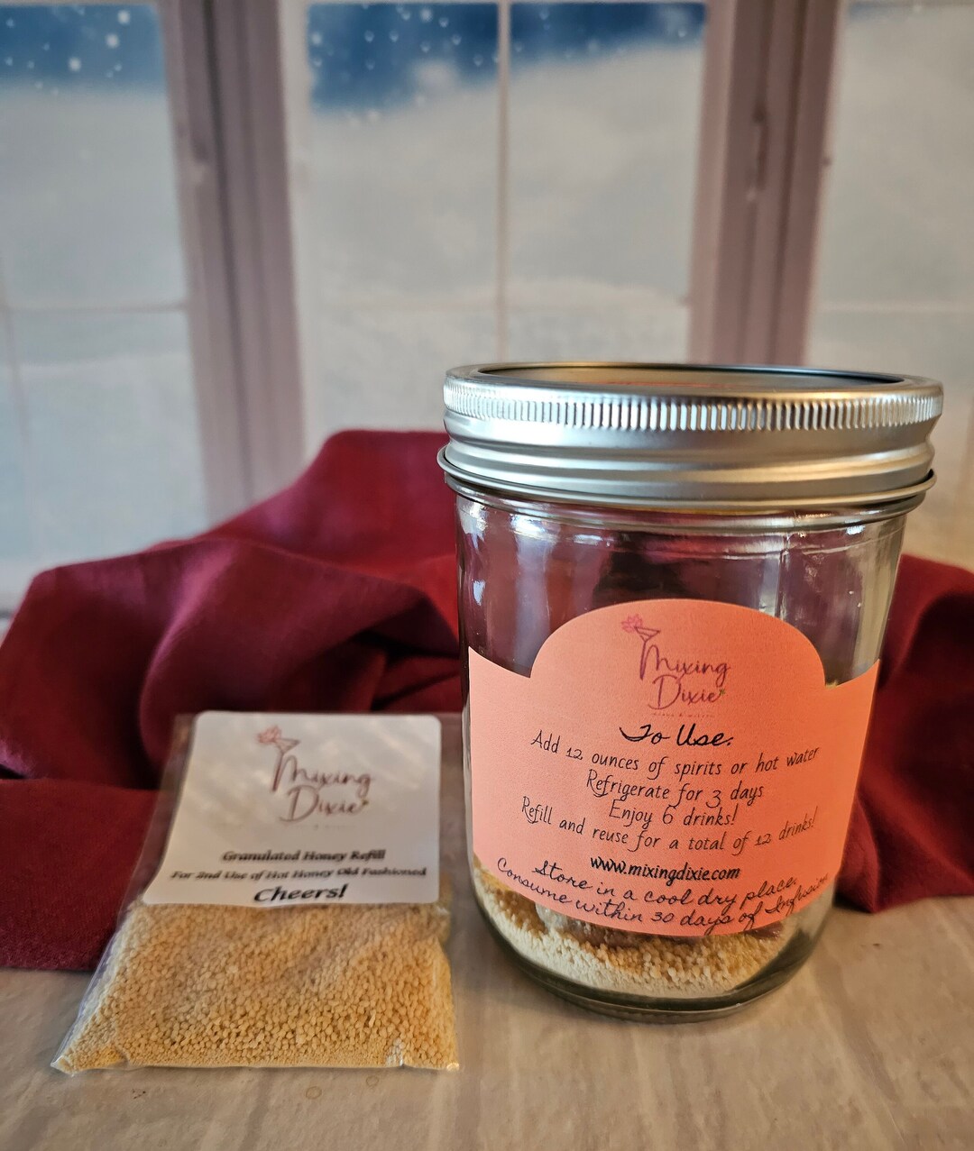 Craft Cocktail Infusion Jar Hot Honey Old Fashioned - Etsy