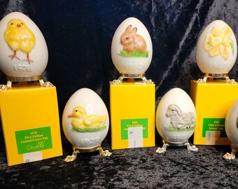 Vintage Goebel Easter Eggs, West Germany - Etsy