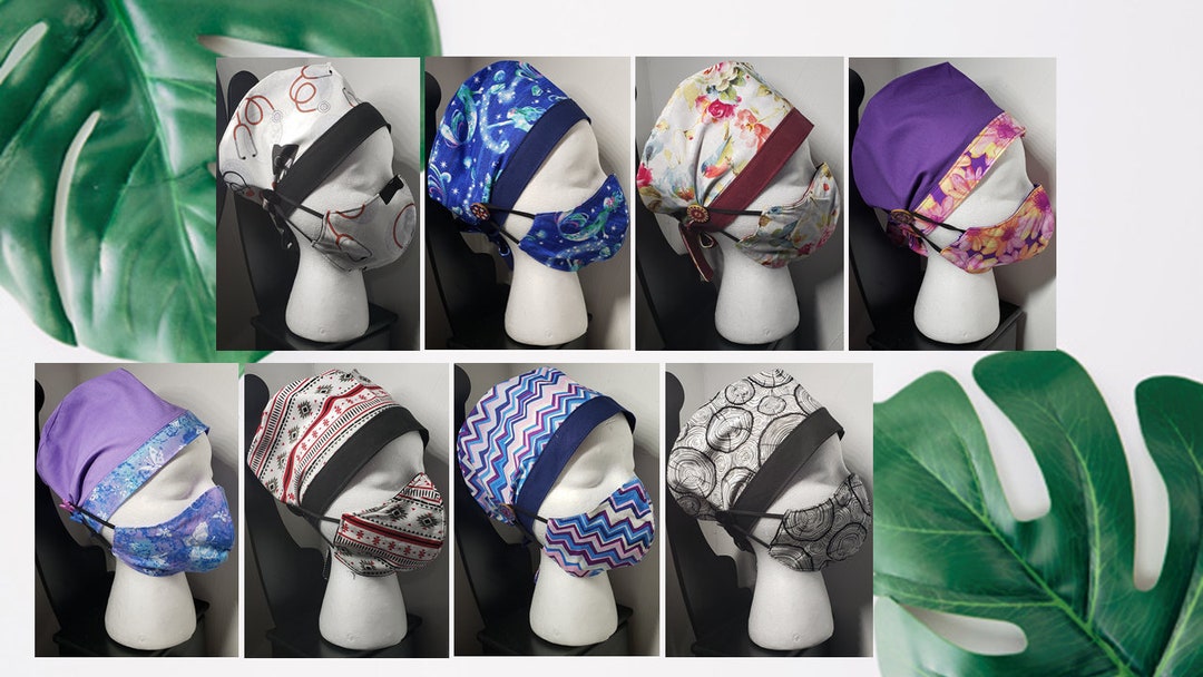 Trendy Unisex REVERSIBLE Mask and Cap - Etsy