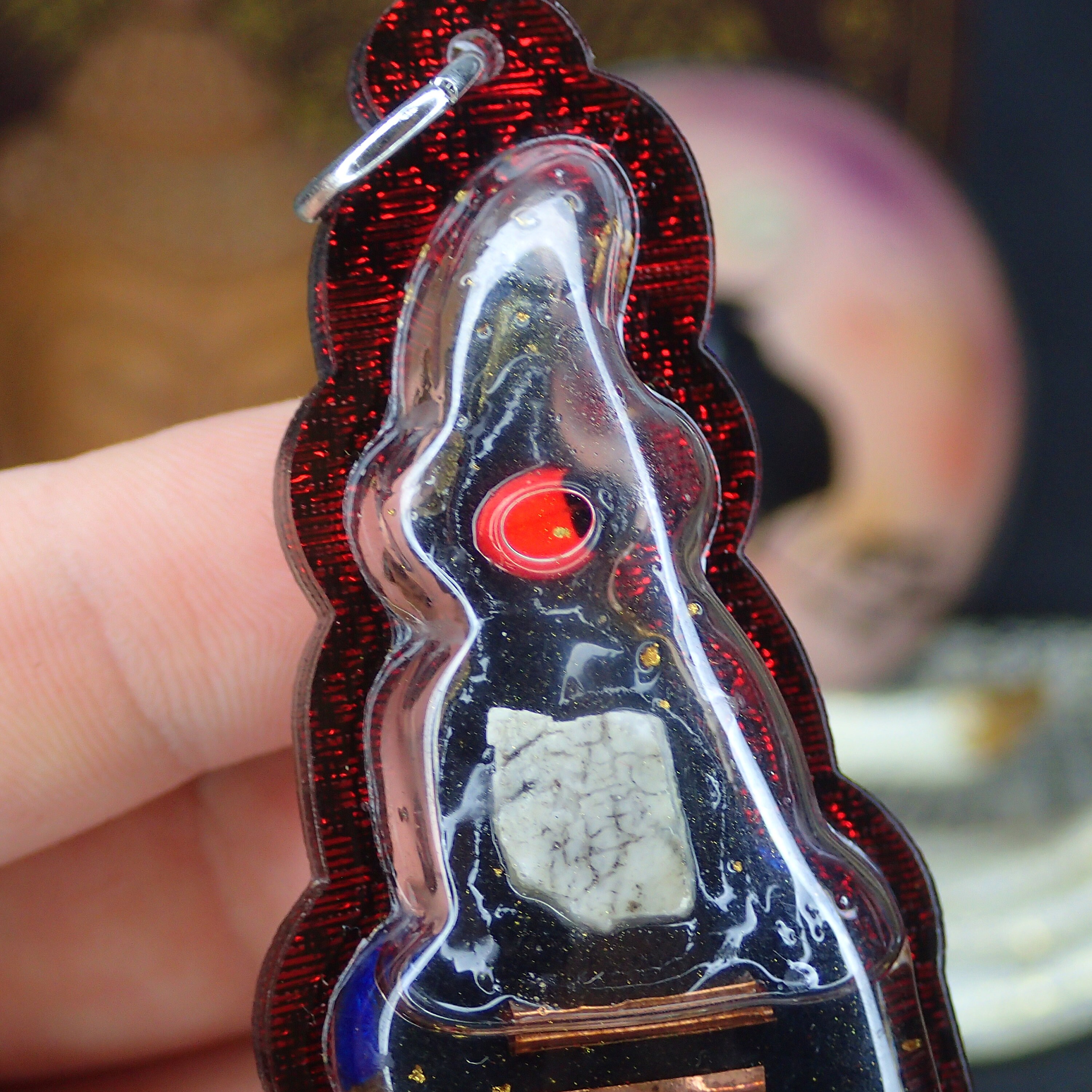 Ngang Amulet / Phra Ngang Red Eyes / Holy Thai Amulet Charm Buddhism ...