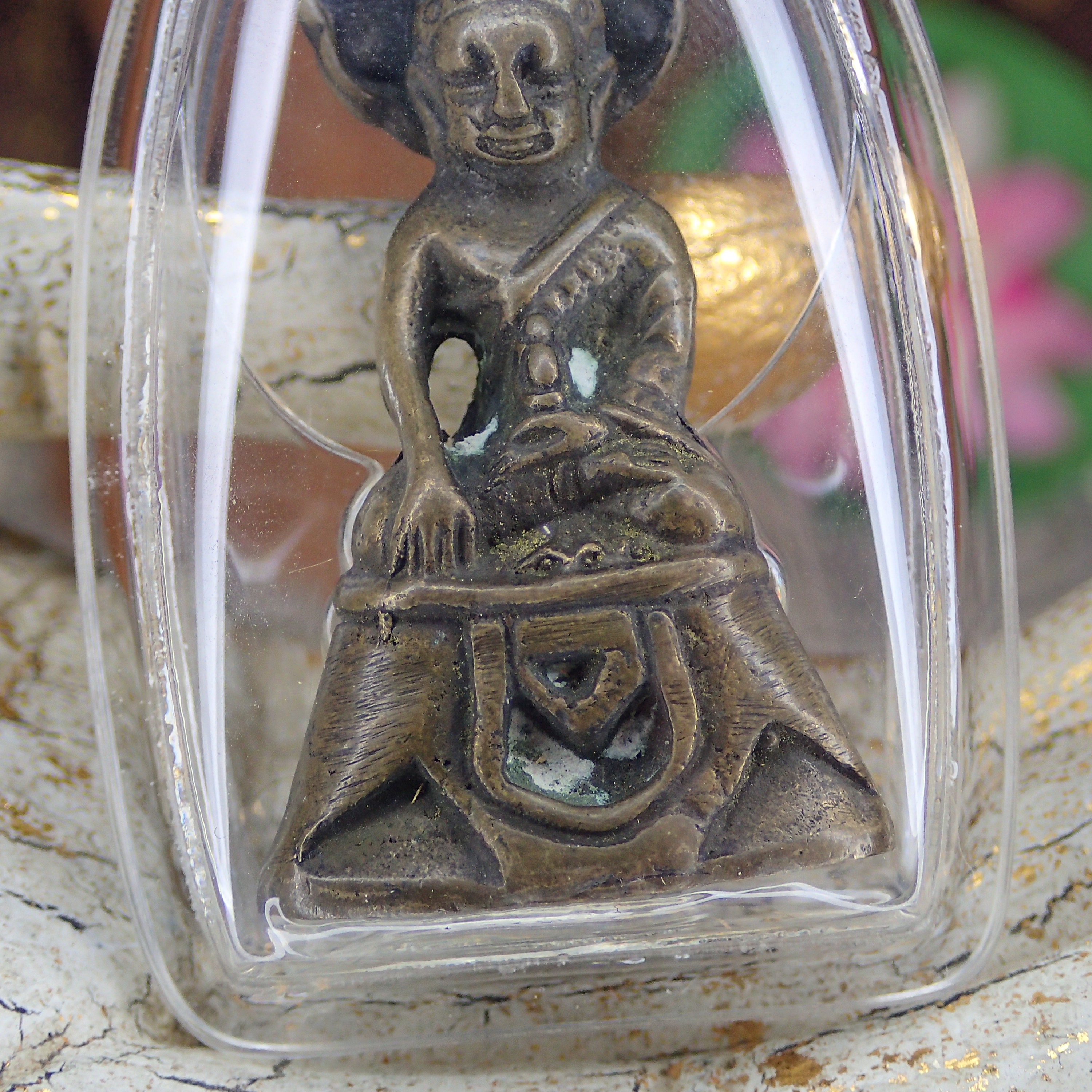 Phra Kring Thai Amulet / Rare Vintage Buddhism Talisman Ring Ball ...