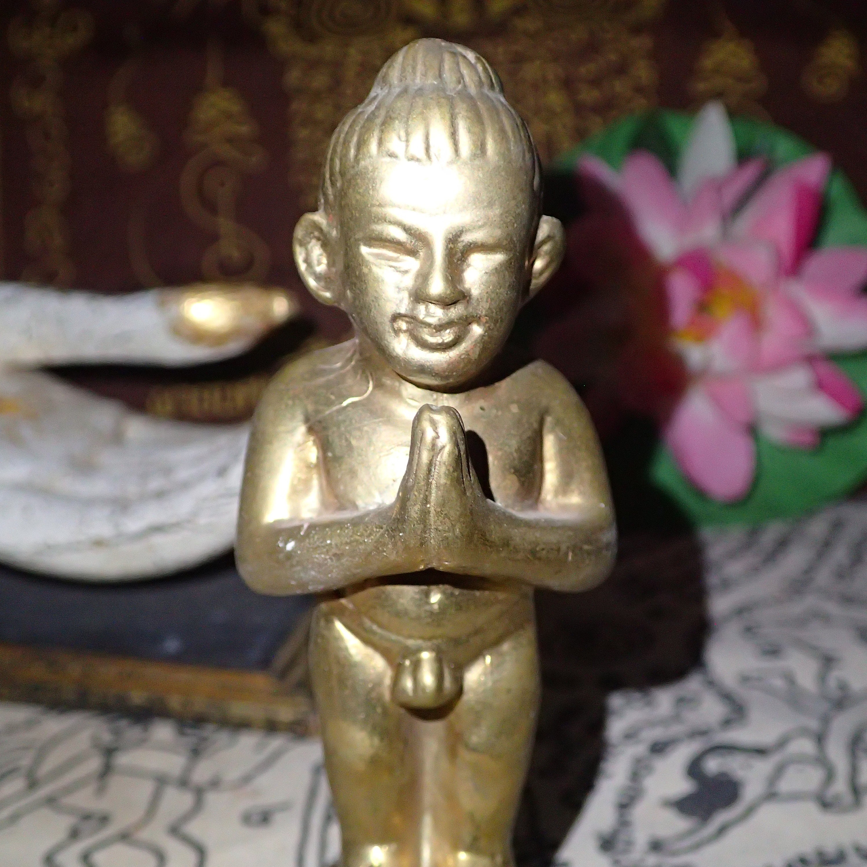 Ai Kai / Golden Boy Thai Amulet / Holy Buddhism Talisman / Charm Love ...