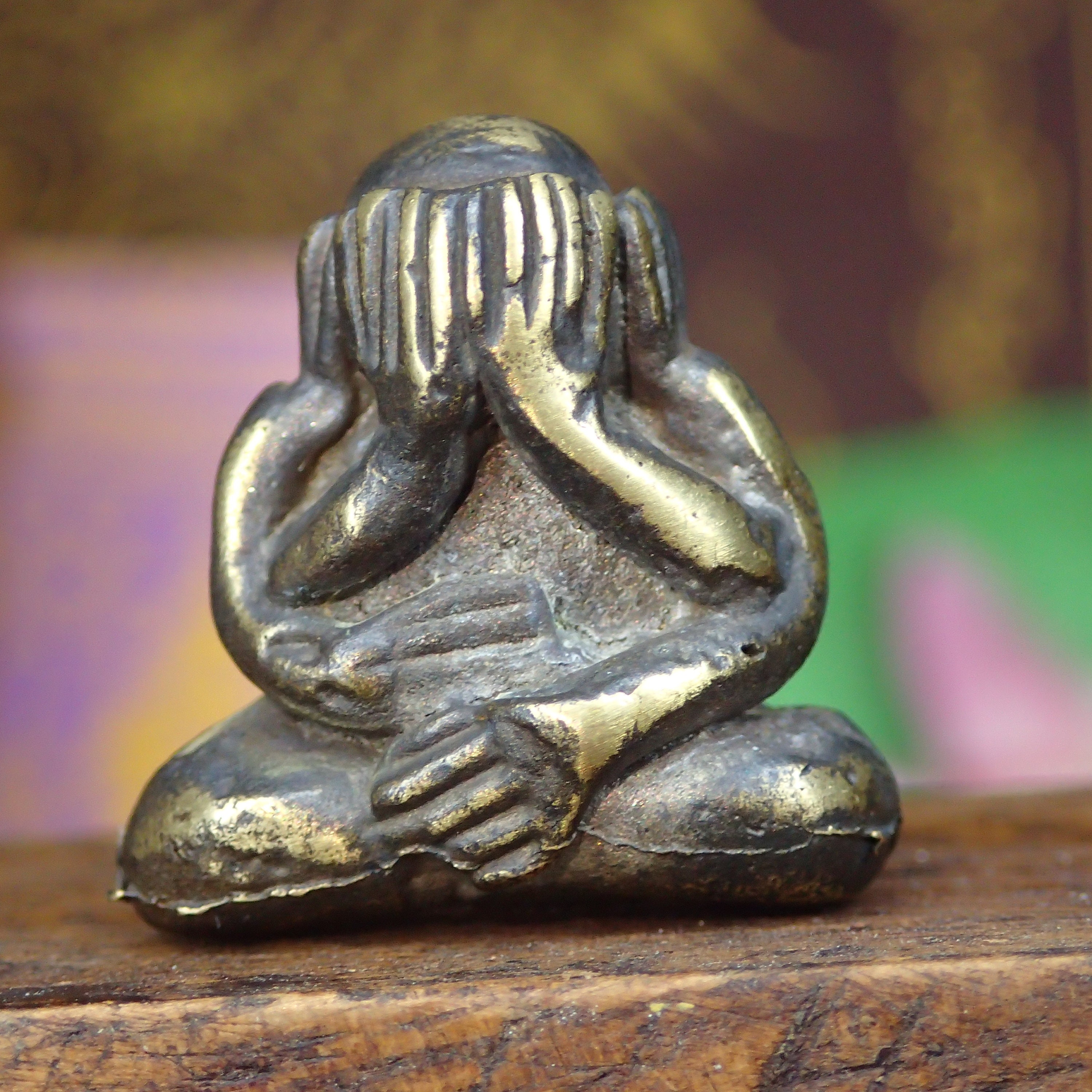 Phra Pidta Amulet / Pitta Monk Buddhism Talisman / Rare Collectible ...