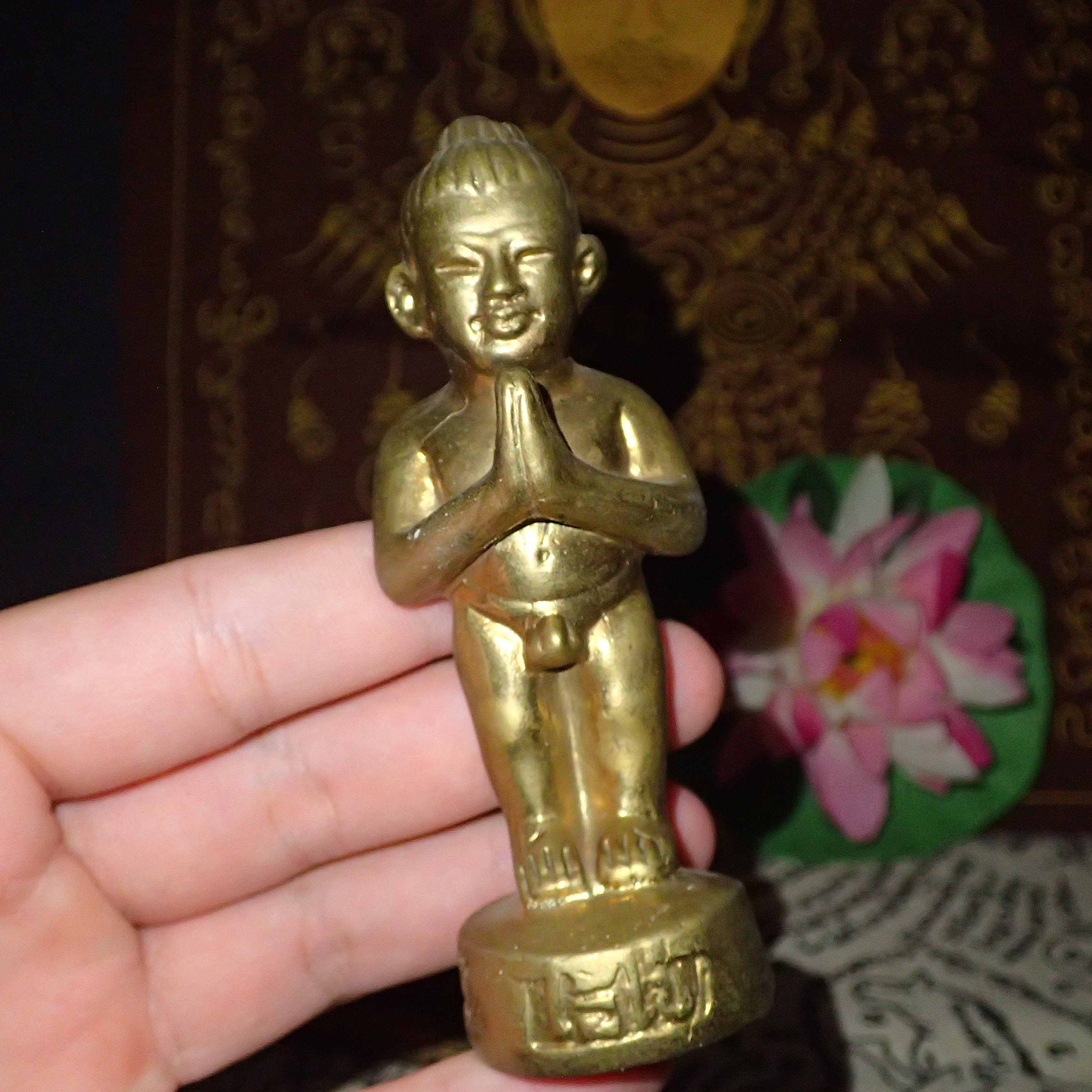 Ai Kai / Golden Boy Thai Amulet / Holy Buddhism Talisman / Charm Love ...