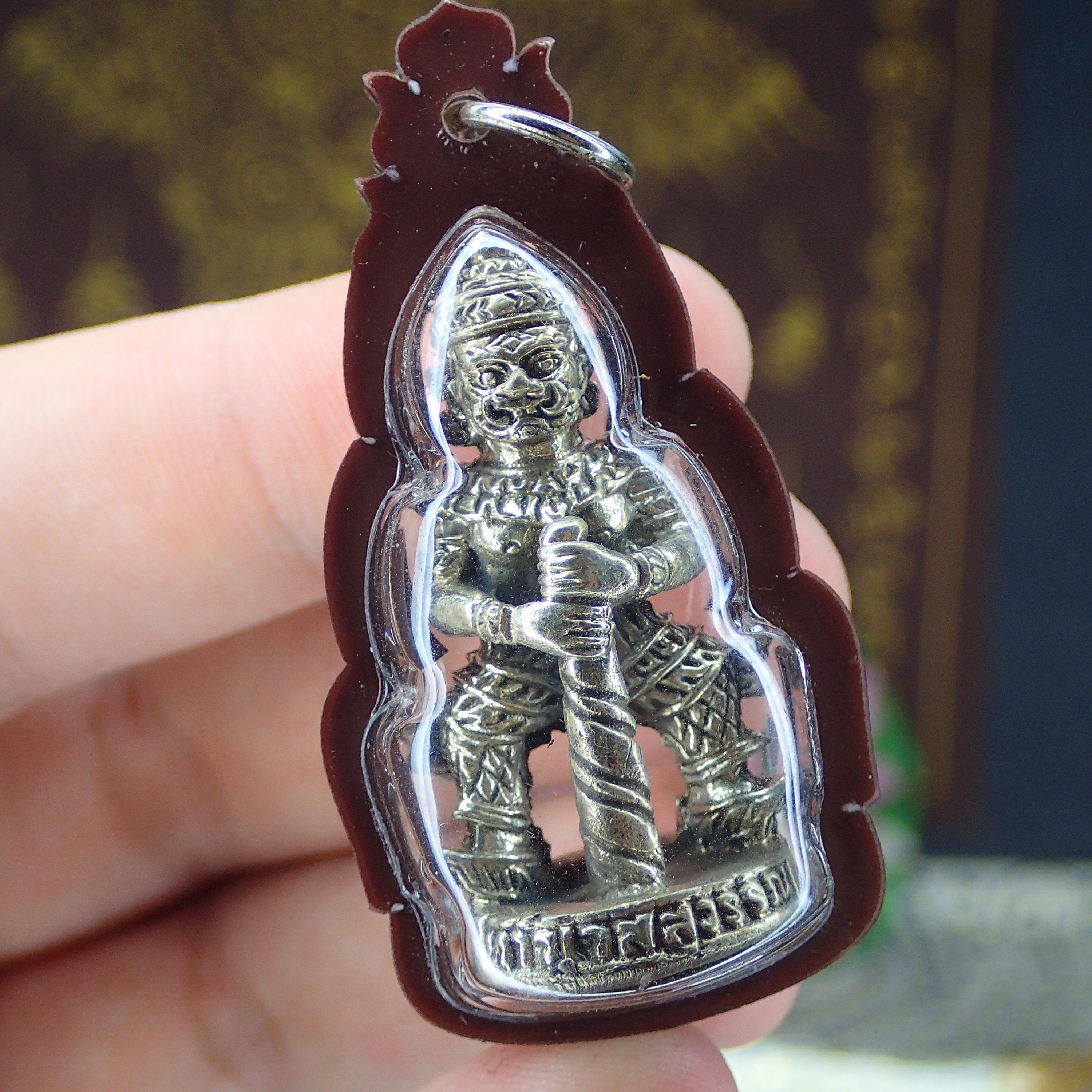 Tao Wessuwan Holy Thai Amulet / Giant Tao Talisman Pendant Buddhism ...