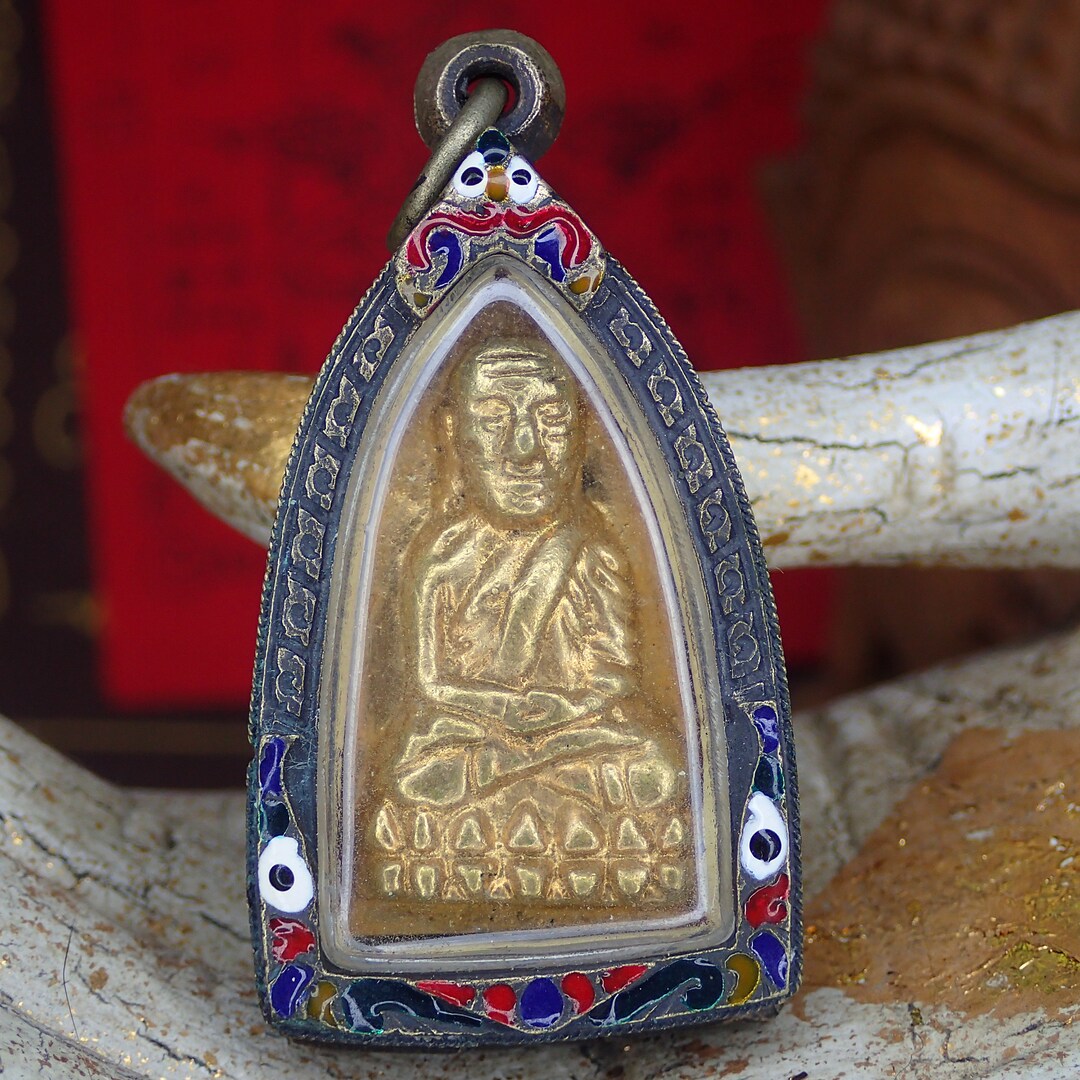 LP Tuad Thai Monk Amulet / Holy Buddhism Talisman / Collectible Pendant ...