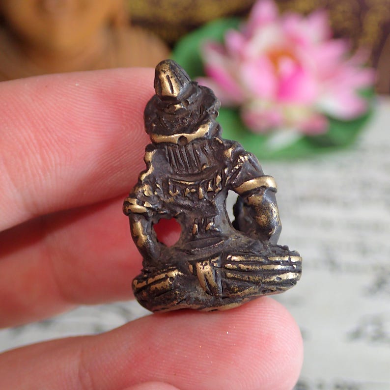 Lord Ganesha Statue / Thai Amulet / Hindu Deity Talisman / Elephant ...