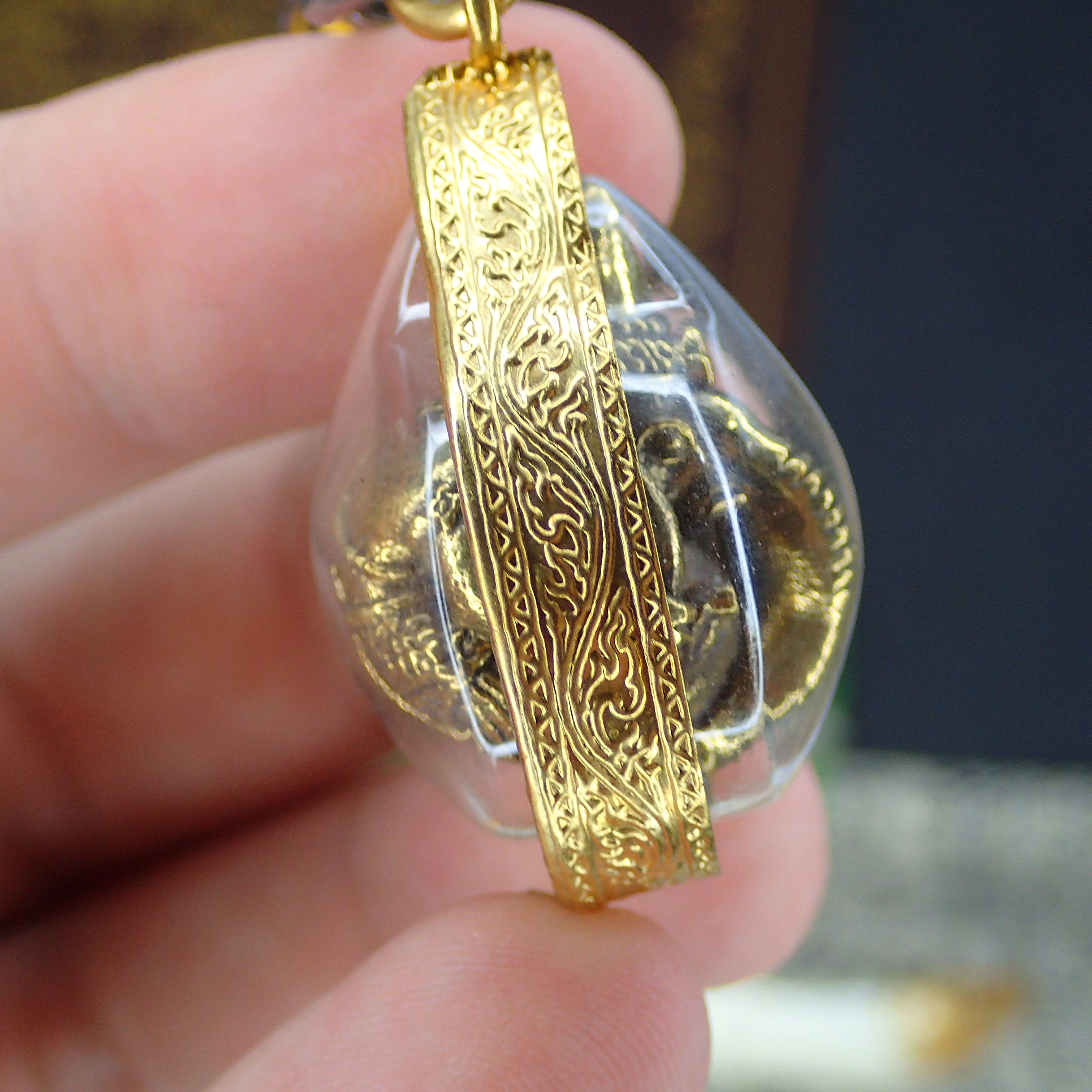 Lord Ganesha Holy Thai Amulet / Hindu Deity Talisman / Elephant Statue ...