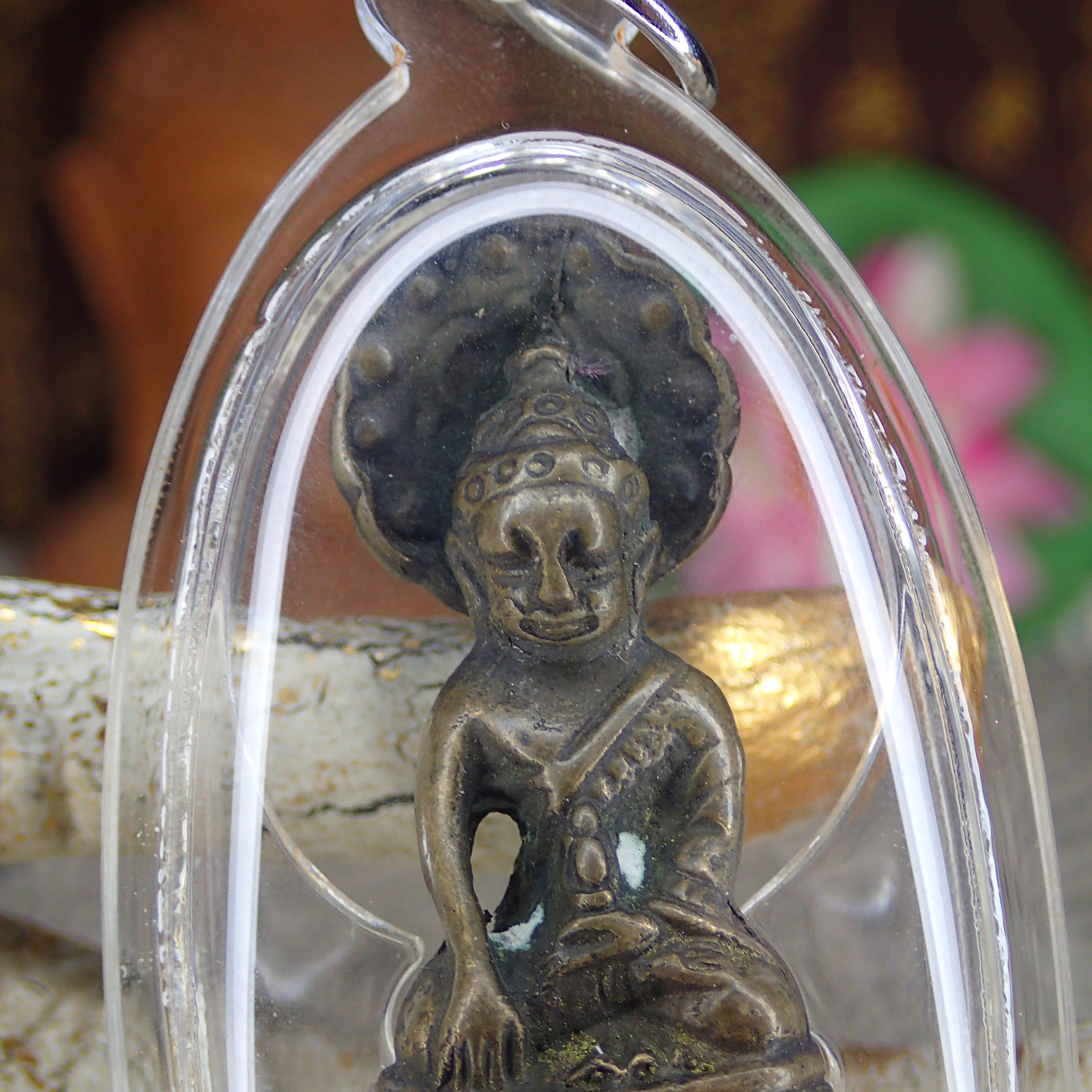 Phra Kring Thai Amulet / Rare Vintage Buddhism Talisman Ring Ball ...