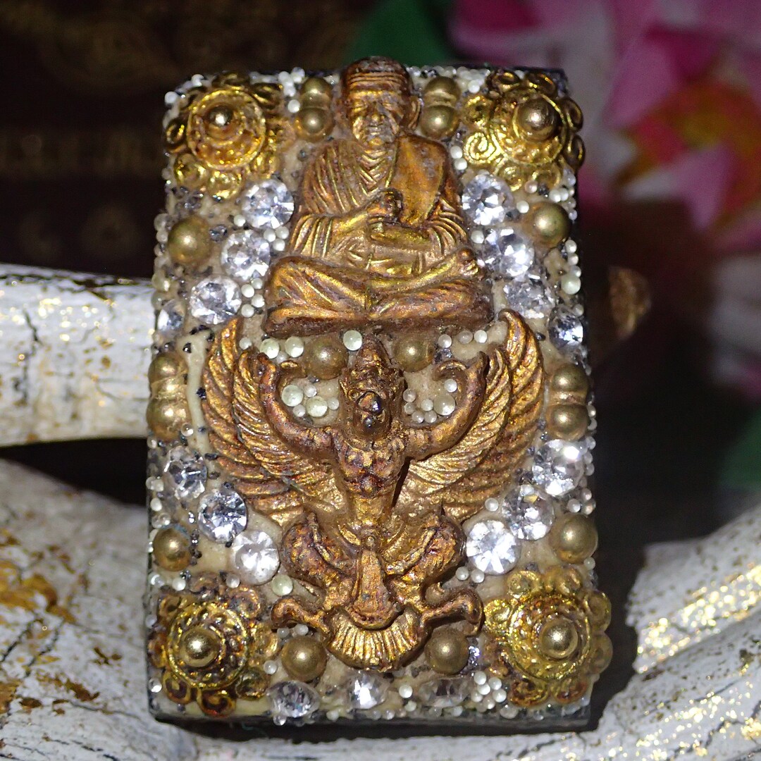 LP Toh Amulet / Phra Somdej Monk Buddhism Talisman / Vintage ...