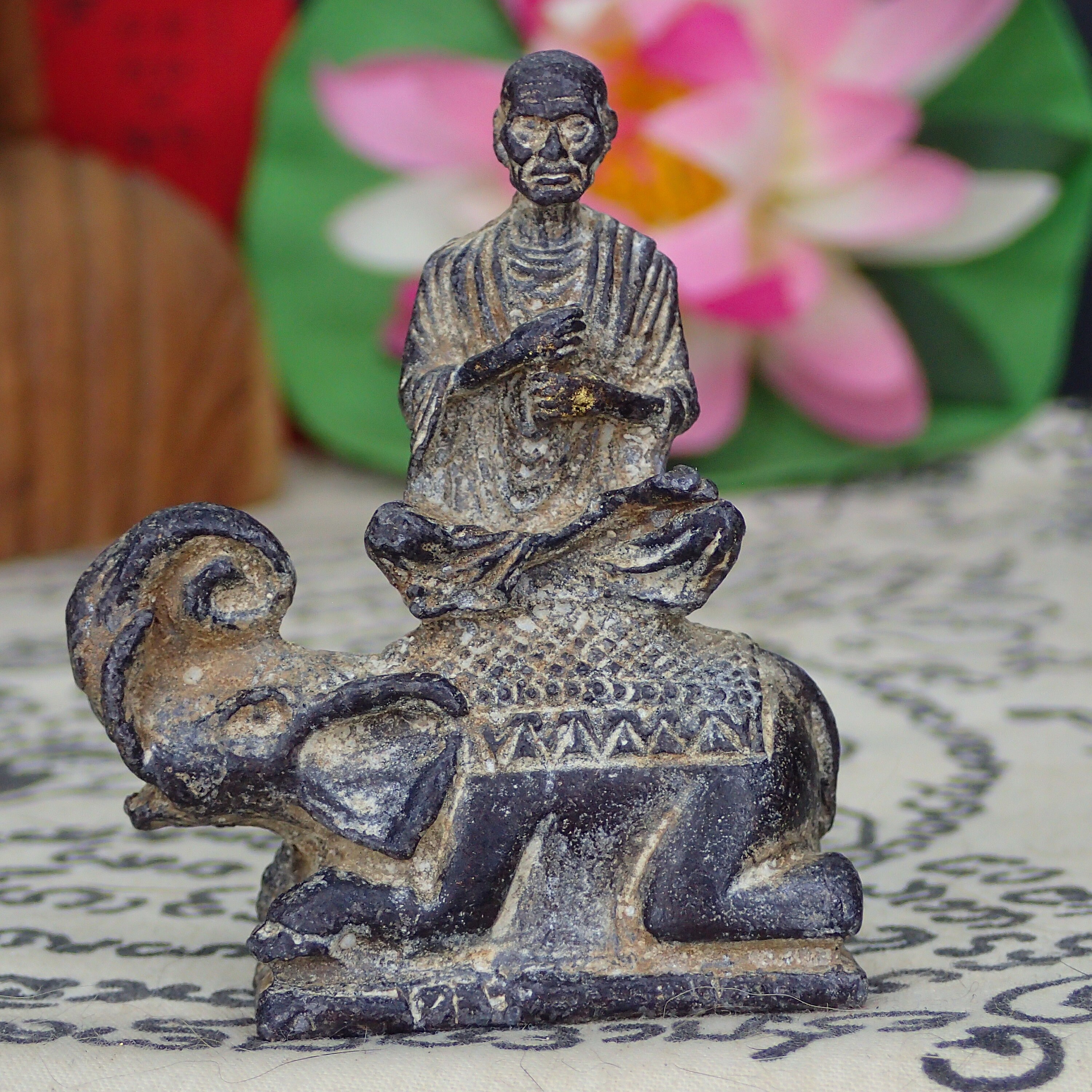 LP Toh Statue / Holy Thai Amulet / Phra Buddha Talisman / Rare Somdet ...