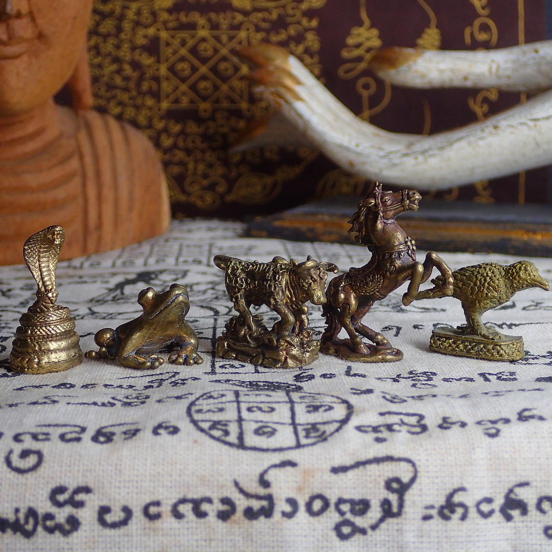 Buddha Thai Amulet / Magic Animals / Snake Buddhism Talisman Charm ...