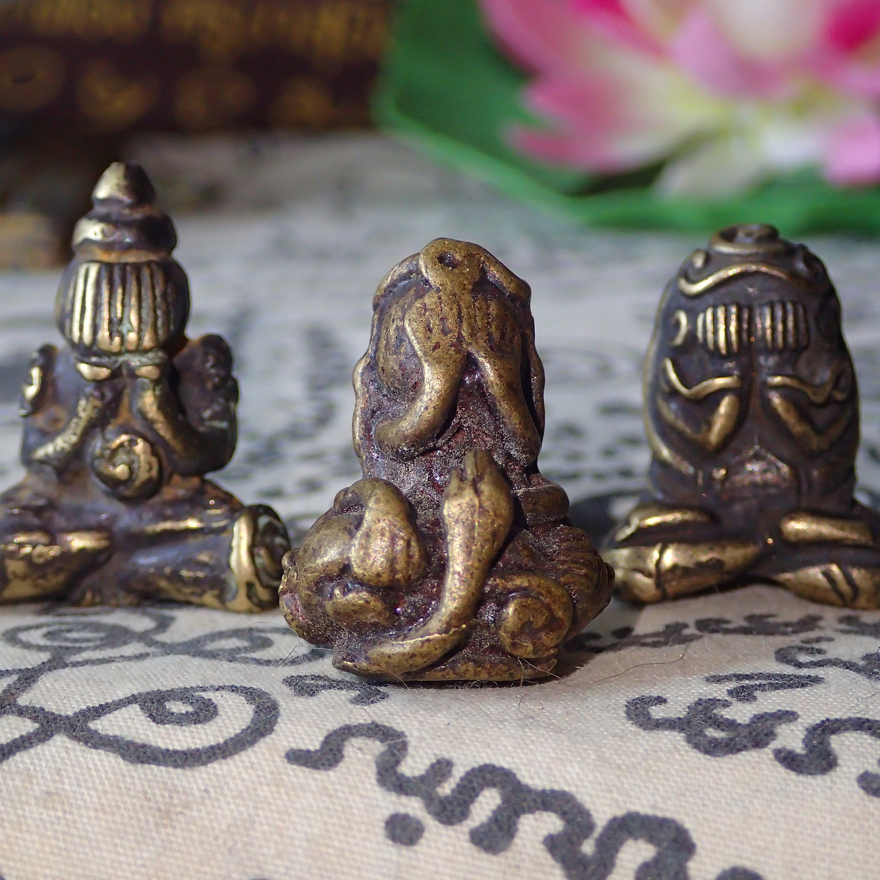 Phra Pidta Amulet / Pitta Monk Buddhism Talisman / Rare Collectible ...