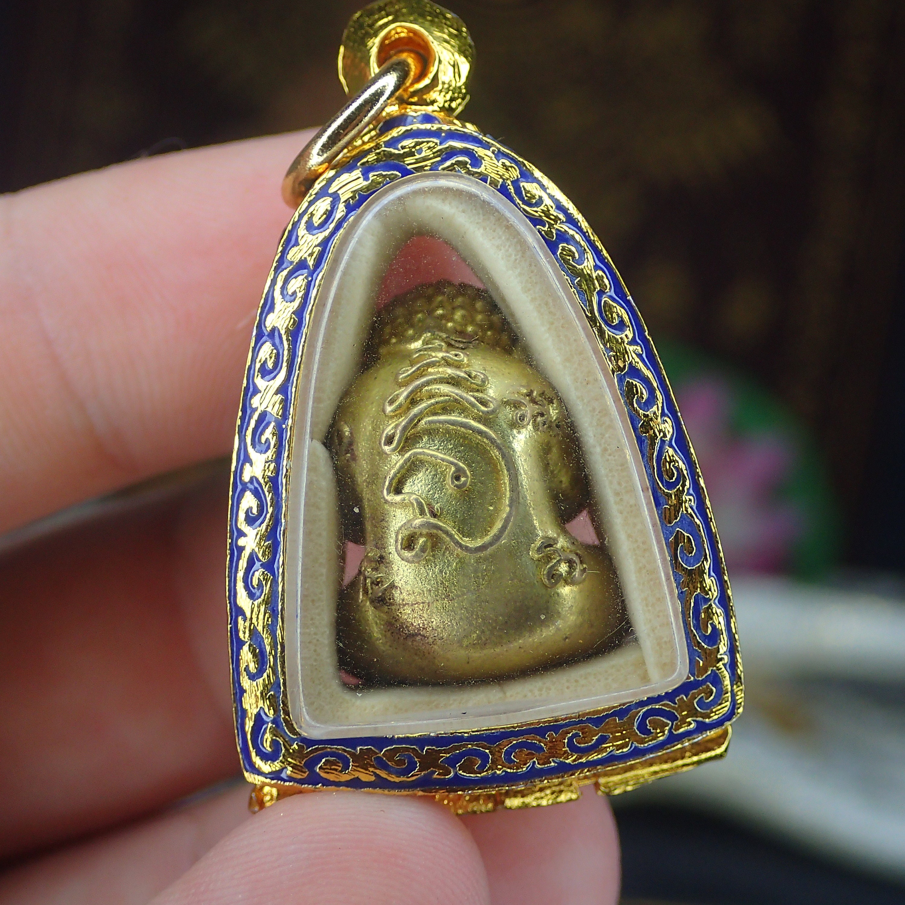 Phra Pidta Closed Eyes / Monk Thai Amulet / Rare Collectible Buddhism ...