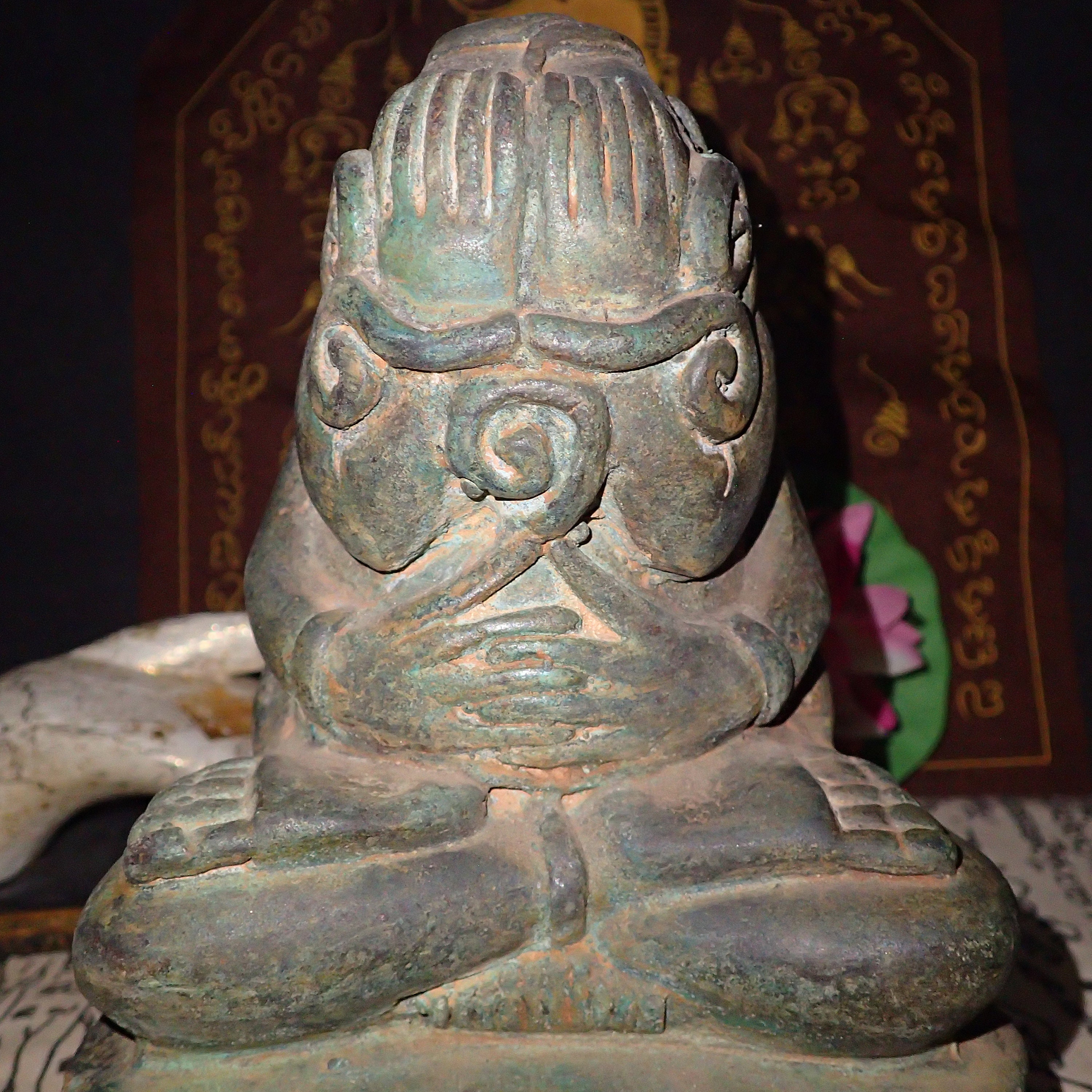 Phra Pidta Statue / Holy Thai Amulet / Pitta Monk Buddhism Talisman ...