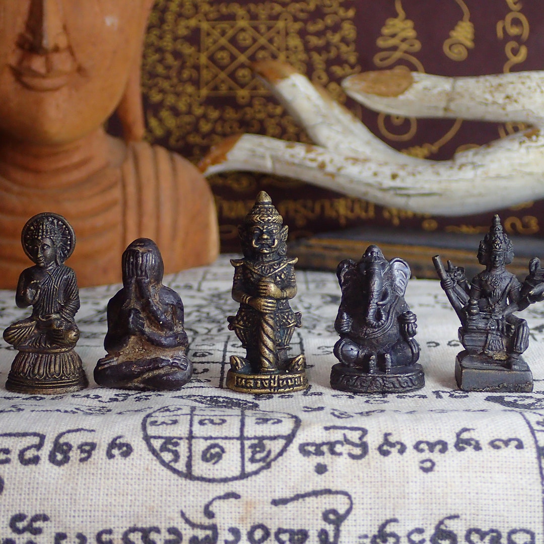 Hindu Amulet / Tao Wessuwan Statue Giant Tao / Lord Ganesha Wisdom God ...