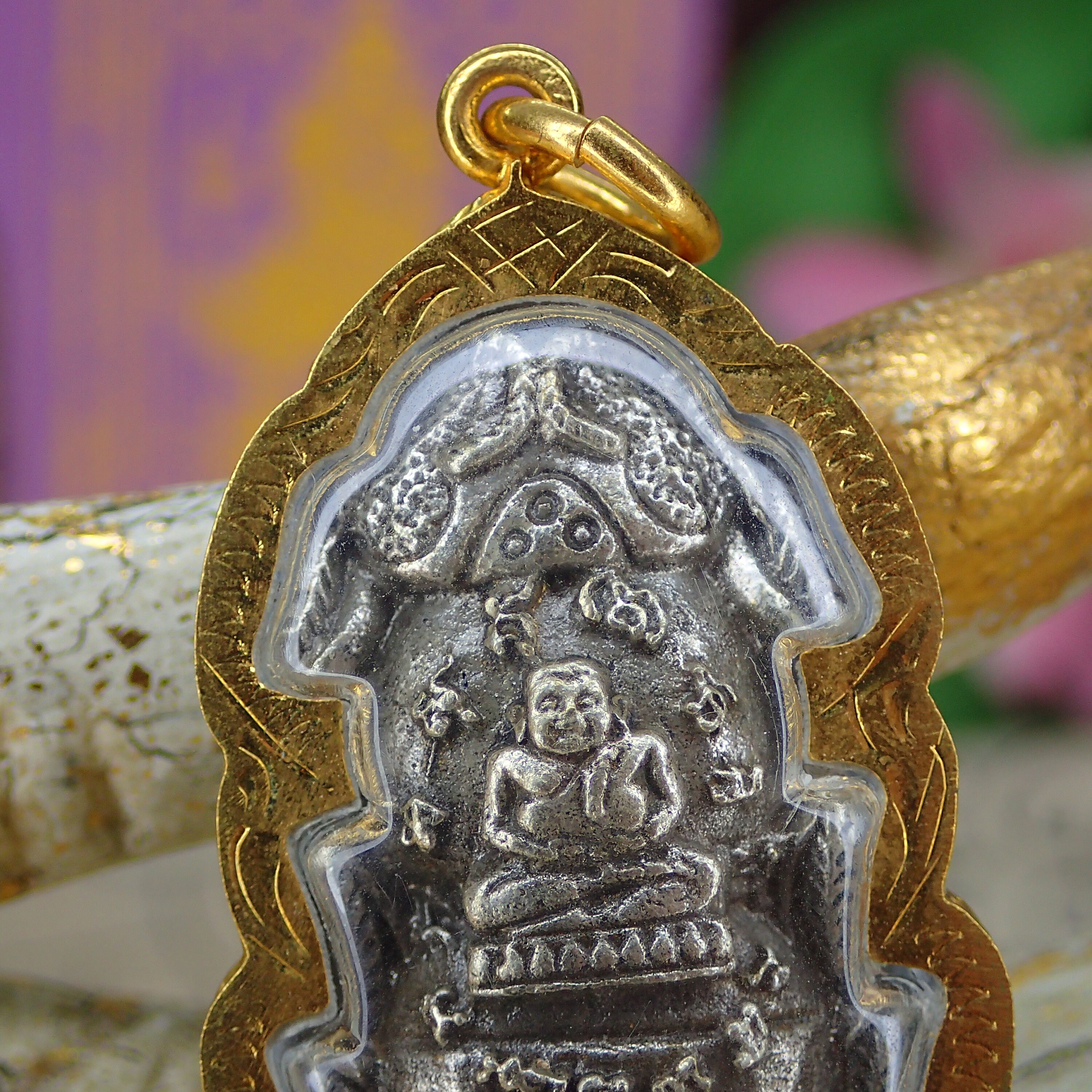 Phra Sangkachai Thai Amulet LP Hong Buddhism Talisman Charm Pendant ...