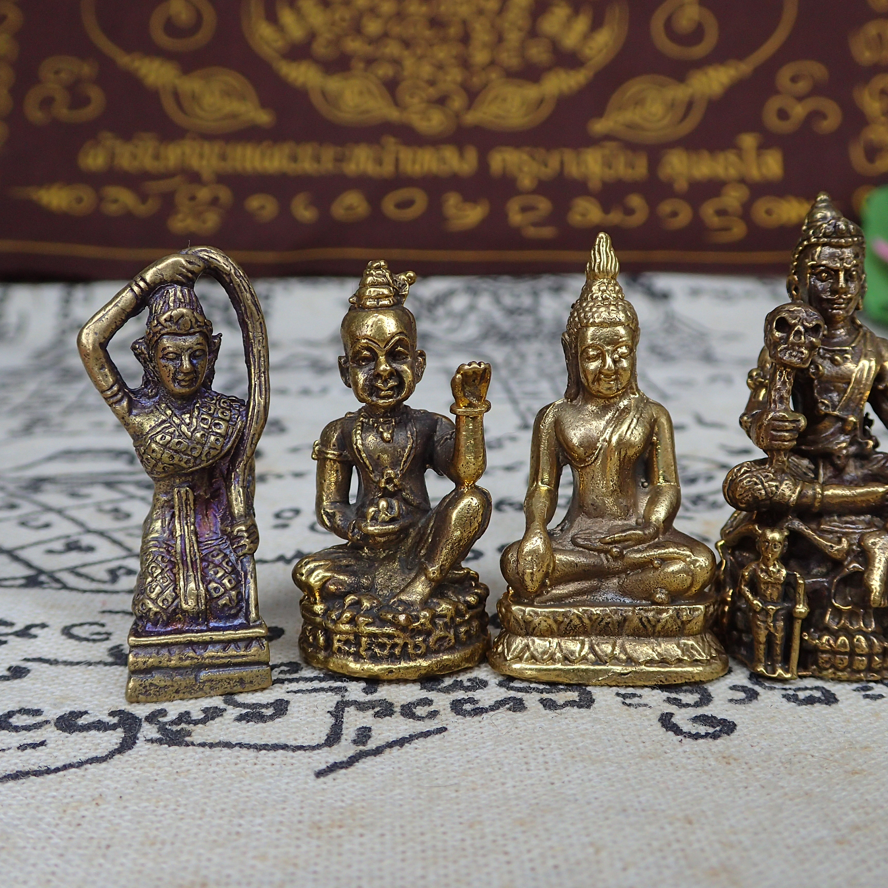 Thai Amulet Holy Buddha Statue / Collectible Buddhism Talisman / Small ...