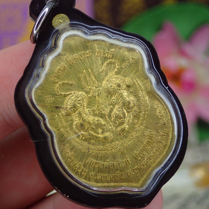 Tiger Amulet Holy Talisman Buddha Rare Vintage Tiger Head Monk Buddhism ...