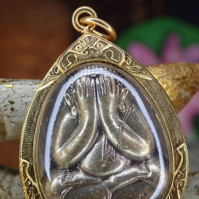 Phra Pidta Closed Eyes / Phra Pitta Amulet / Pidta Monk Buddhism ...
