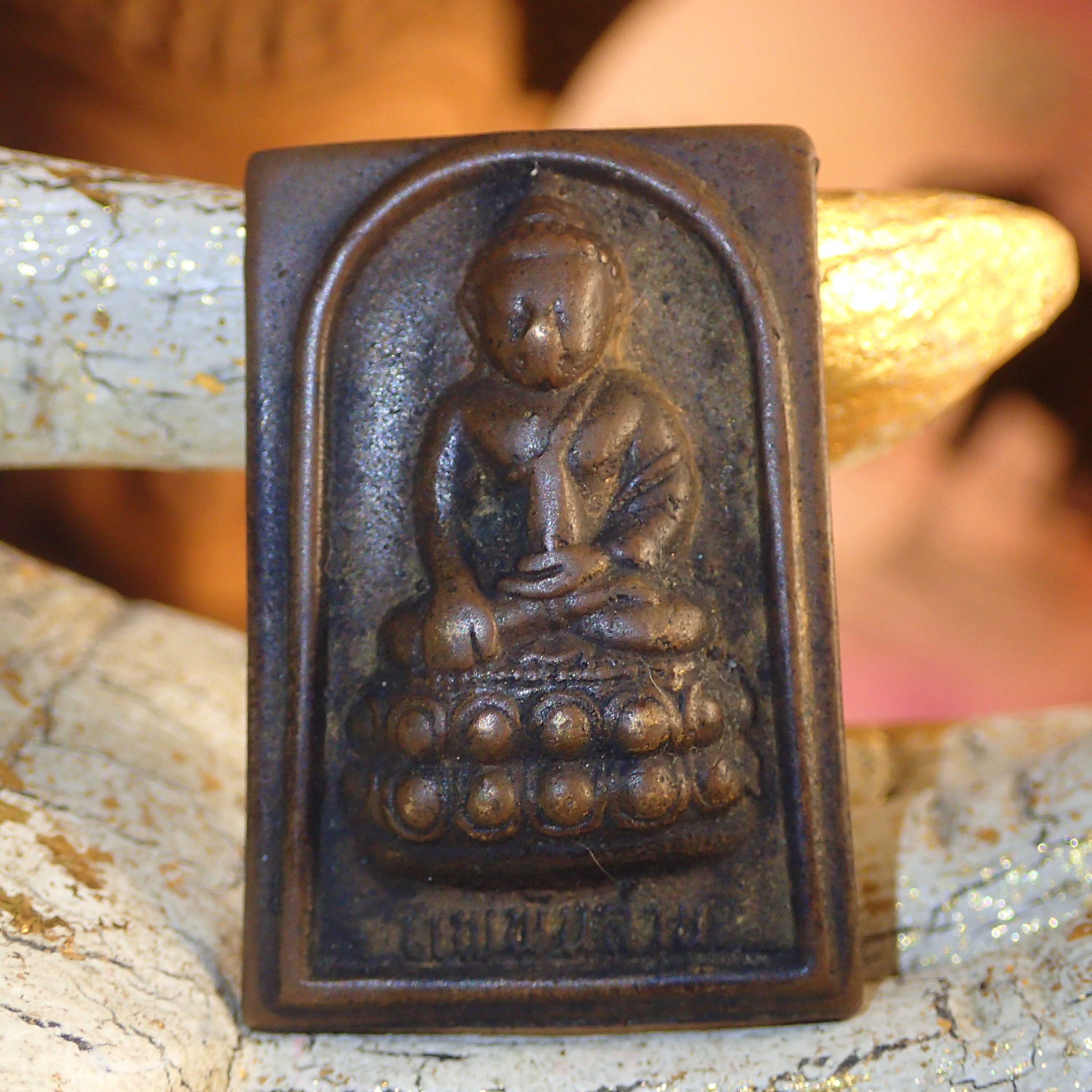 Phra Kring / Holy Thai Amulet / Rare Vintage Buddhism Talisman Temple ...