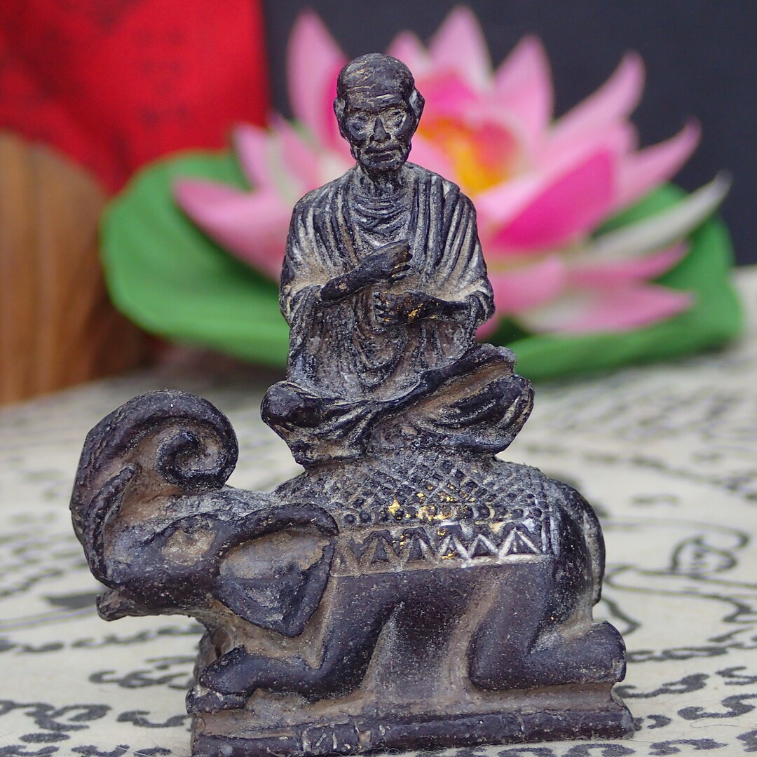 LP Toh Monk Statue / Holy Thai Amulet / Phra Buddha Talisman / Rare ...