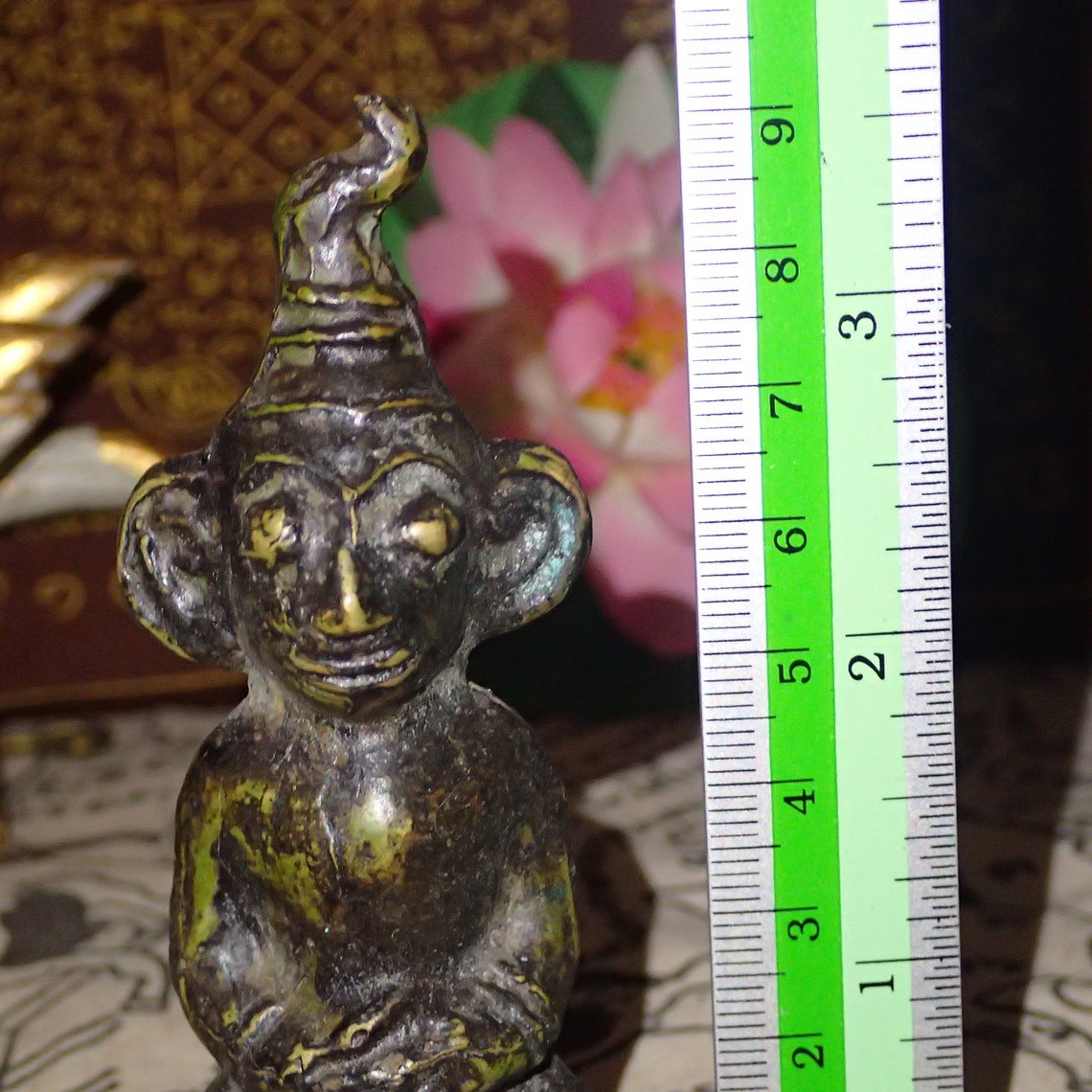 Phra Ngang / Brass Statue / Small Buddha Talisman / Phra Ngang Charm ...