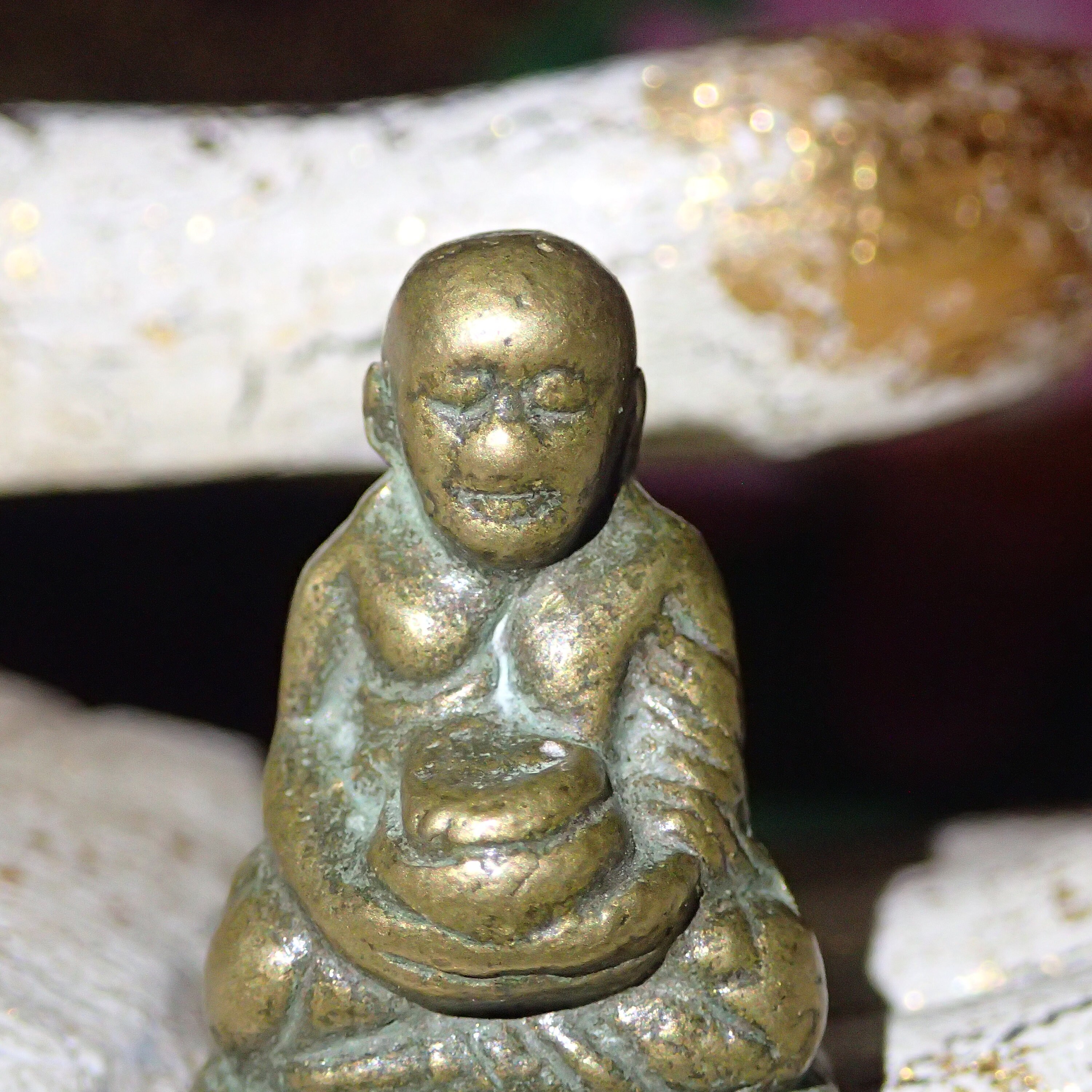 LP Ngern Monk Statue / Thai Amulet / Small Buddha Talisman / Buddhism ...