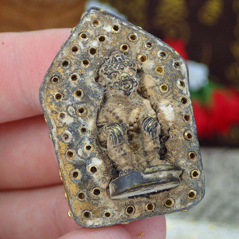Phra Khun Paen / Rare Thai Amulet / Hanuman Monkey King Buddhism Talisman Collectible Vintage ...