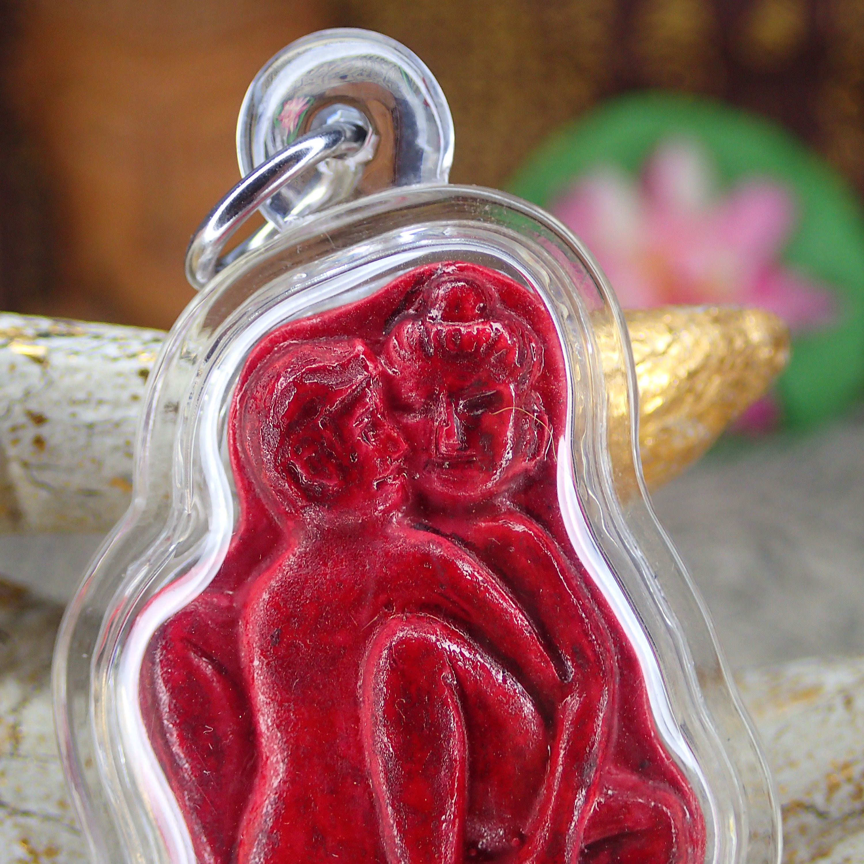 Thai Love Amulet / Blessed Talisman / Lady E-pher Charm Amulet / Buddhism Pendant / Small Buddha ...